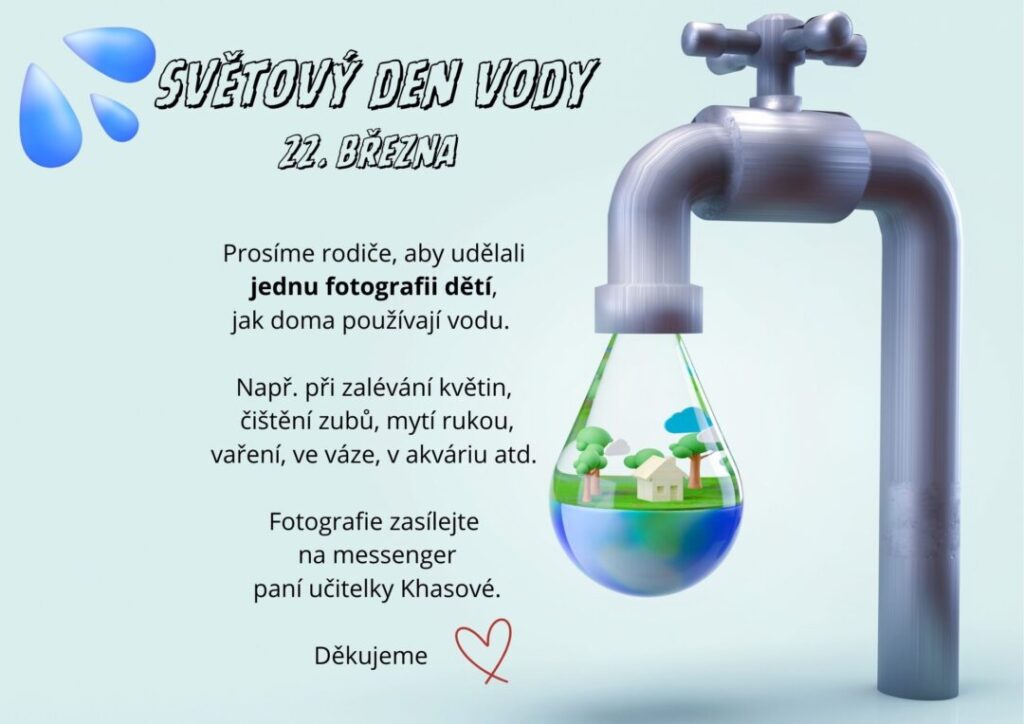 Světový den vody - Mateřská škola Koloveč